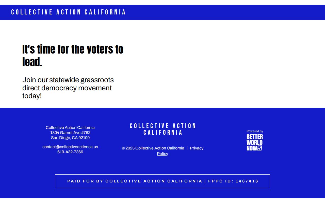 Collective Action California